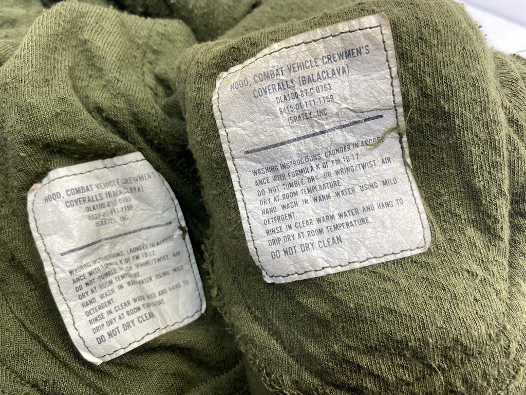 CVC Tanker Hood, Balaclava O.D., used - Omahas Army Navy Surplus