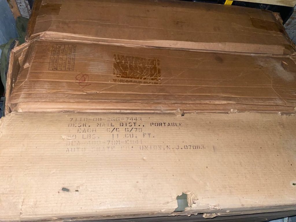 Portable Desk, Mail Distribution - Omahas Army Navy Surplus