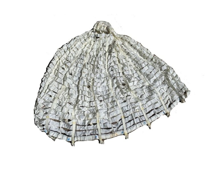 White Drag Parachute