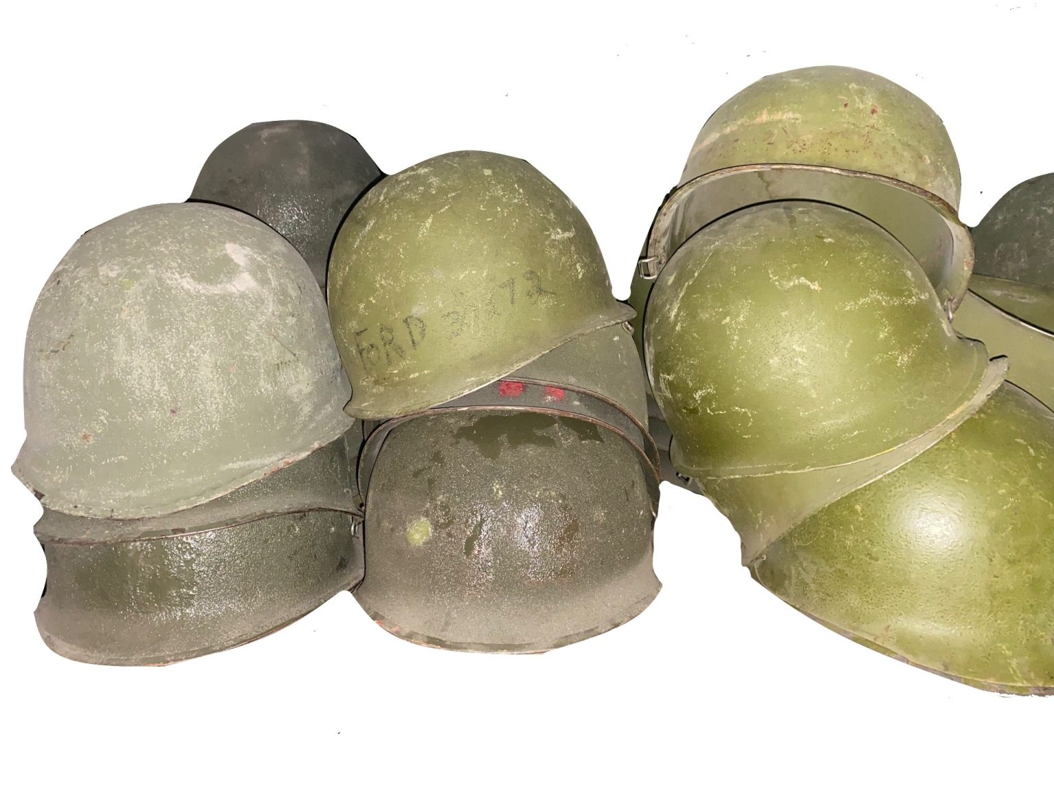 Us M-1 Steel Pot Helmet, Used