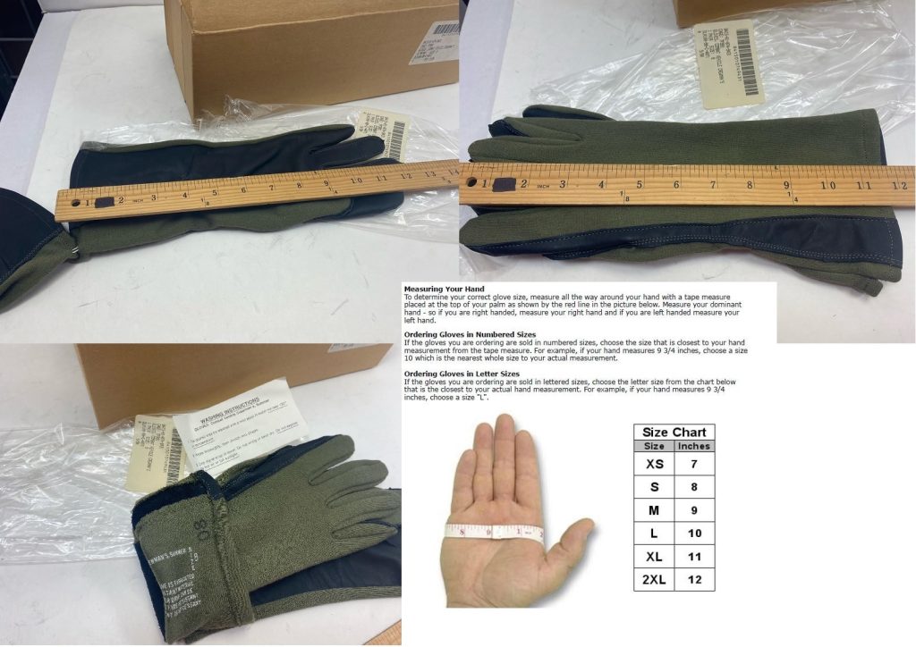 Combat Vehicle Nomex Crewman (CVC) Gloves, Army Green