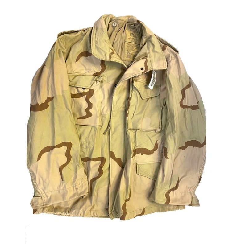 3 Color Desert Camo M-65 Field Jacket Large Regular - Omahas Army Navy ...