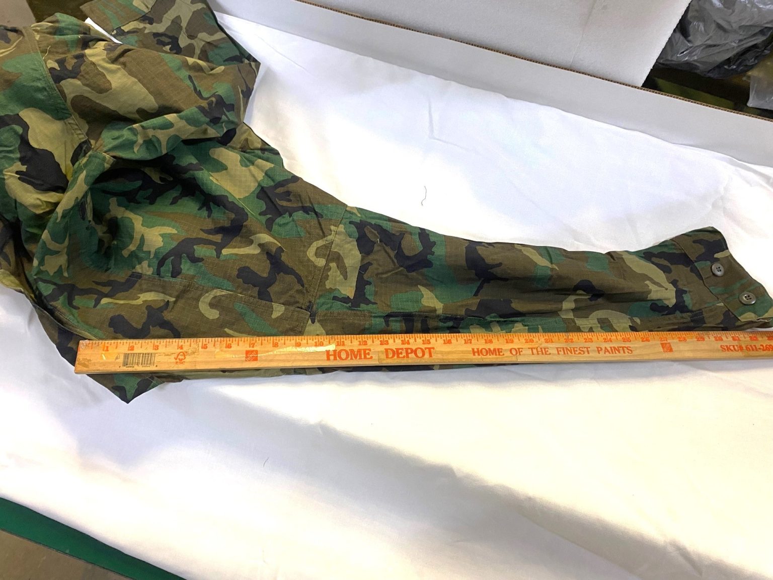 USMC Camo Shirt, Transitional Camo Small Long