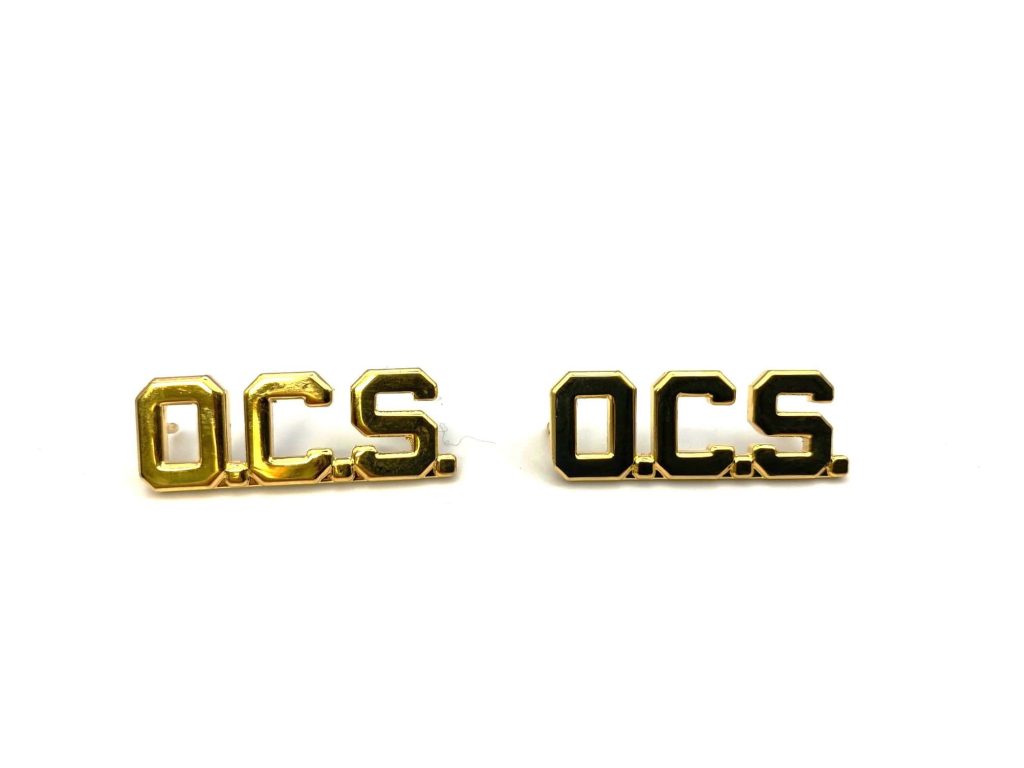 Officer Candidate Insignia, Gold, pair - Omahas Army Navy Surplus