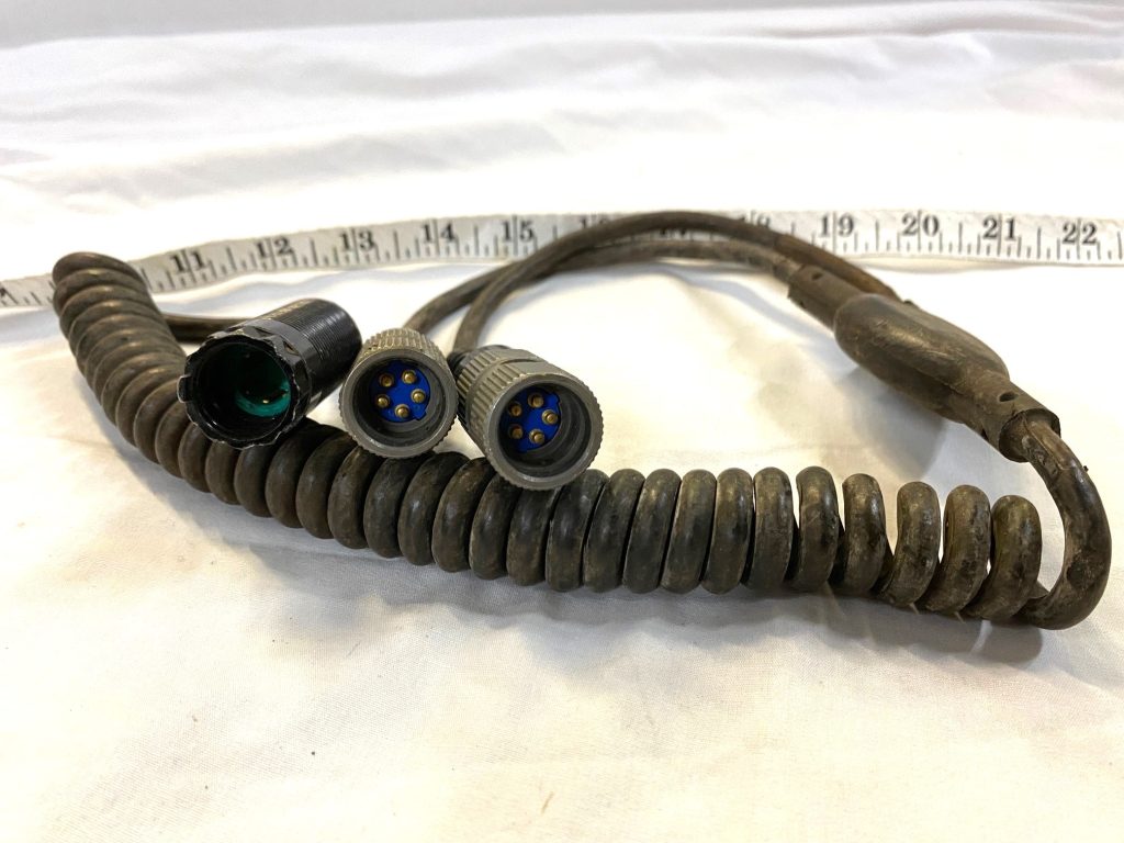 CVC Helmet Cord, Phone Connector - Omahas Army Navy Surplus