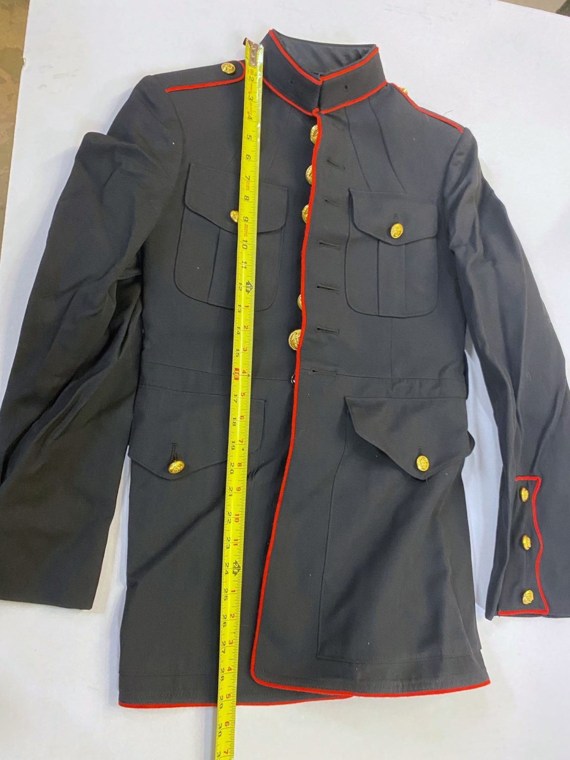 Usmc Dress Blue Tunic 35 Short