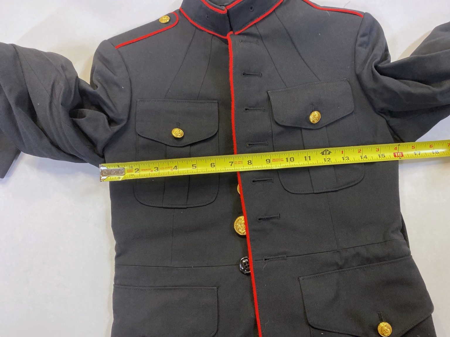 Usmc Dress Blue Tunic 35 Short