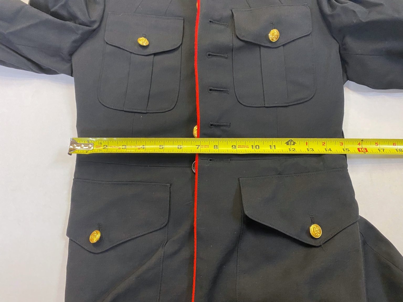 Usmc Dress Blue Tunic 35 Short