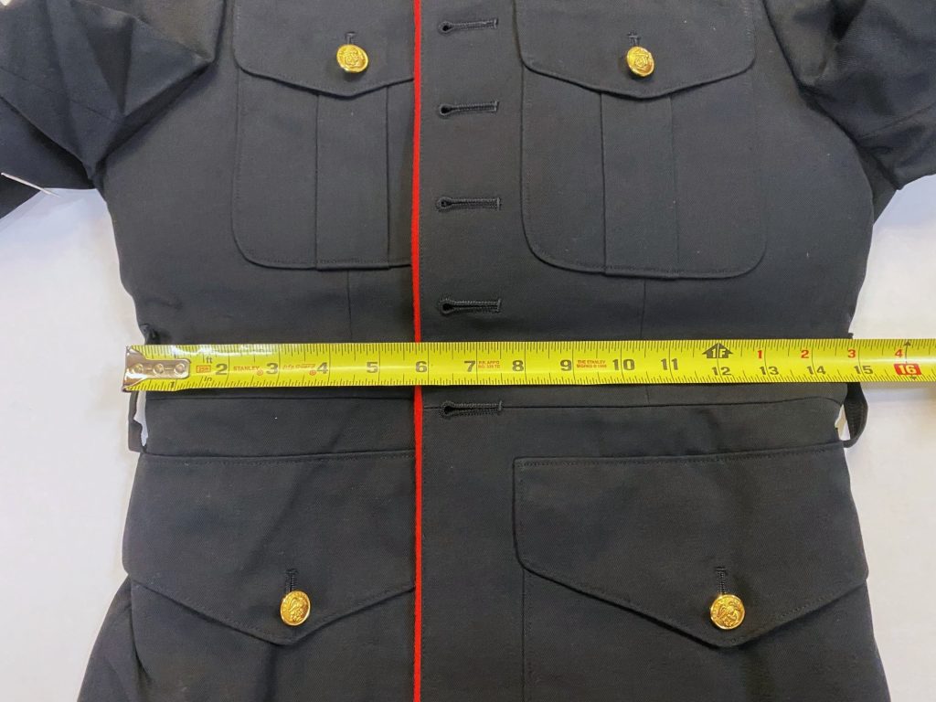 Usmc Dress Blue Tunic 37 X-Short