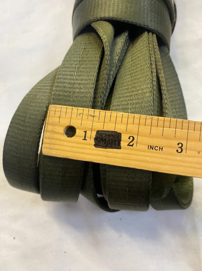 1”x 50’ Heavy Nylon OD Webbing Bundle - Omahas Army Navy Surplus