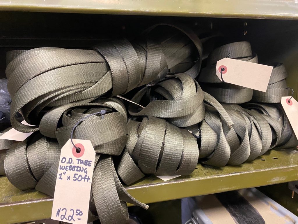 1”x 50’ Heavy Nylon OD Webbing Bundle - Omahas Army Navy Surplus