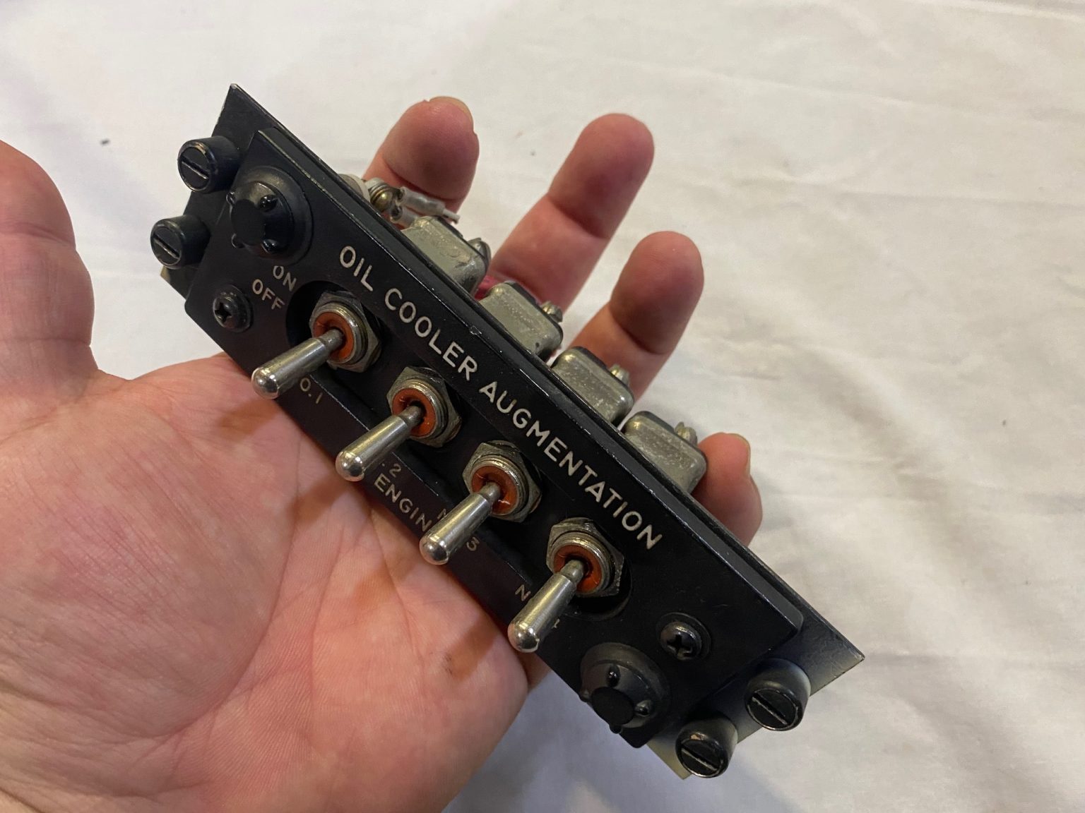 Oil Cooler Panel Switches, 1 only - Omahas Army Navy Surplus