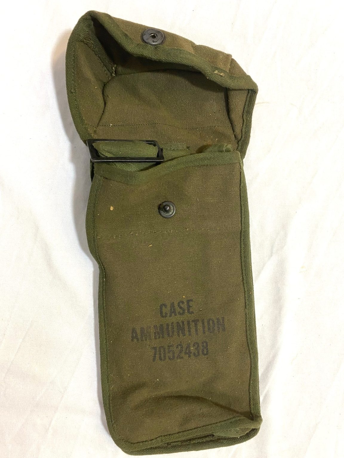 Grease Gun Mag Pouch, stained NOS - Omahas Army Navy Surplus