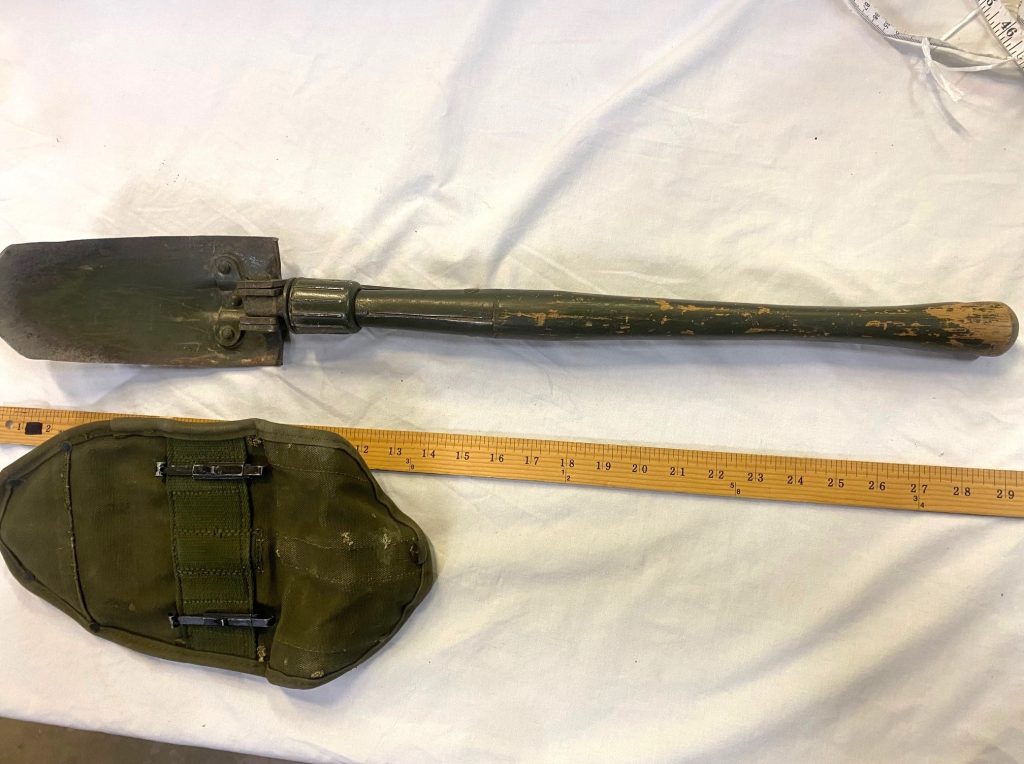 Modified E-Tool Shovel with Pick & Cover, 1 only
