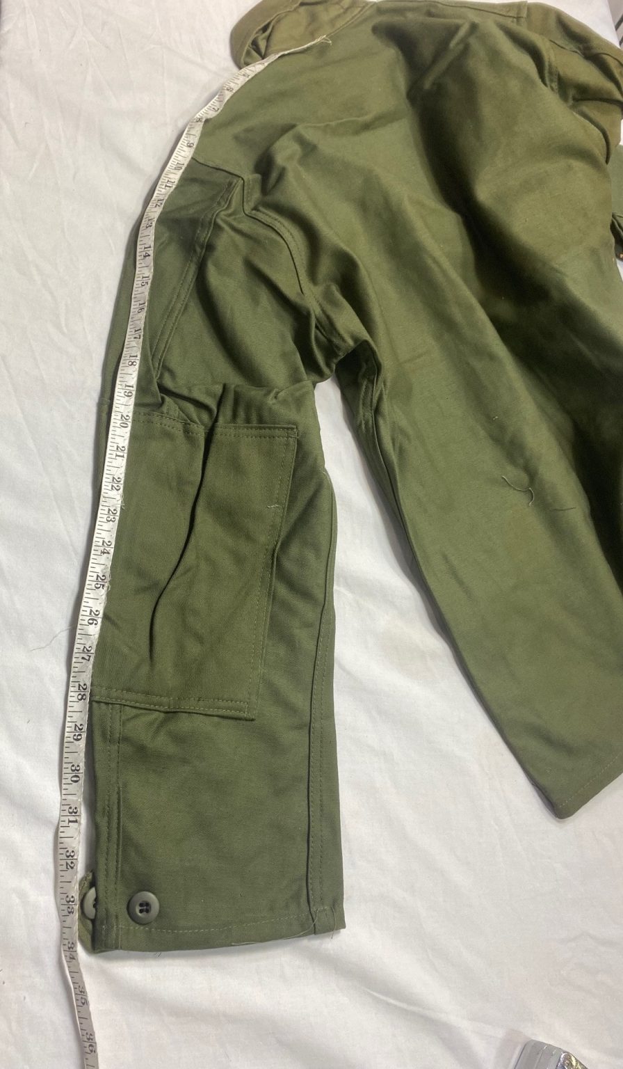 OD Twill Cotton 4 pocket Fatigue Shirt, SR Browned